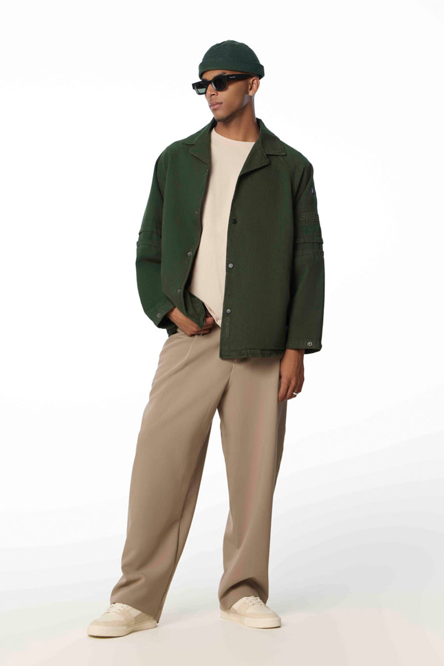 Buy Hobo Shacket // Hunter Green Apparel Online – Urban Monkey®