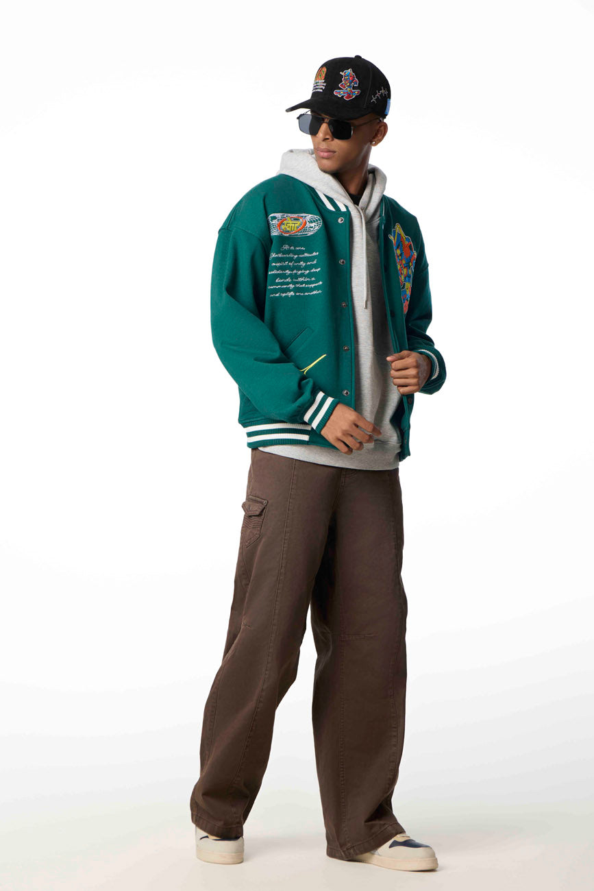 Buy Umsb Varsity Jacket // Hall of Fame Apparel Online – Urban Monkey®