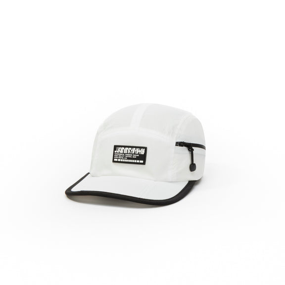 Foldable Outdoor Cap with Pocket – White Water-Resistant Dad Cap ...