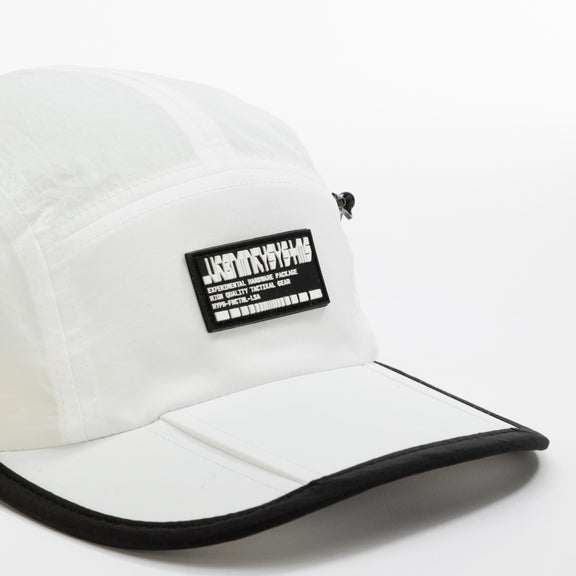 Foldable Outdoor Cap with Pocket – White Water-Resistant Dad Cap ...