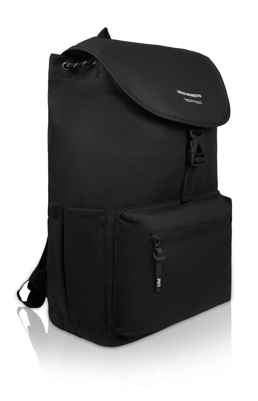 Buy City Rucksack Midnight Black Backpack Online – Urban Monkey®