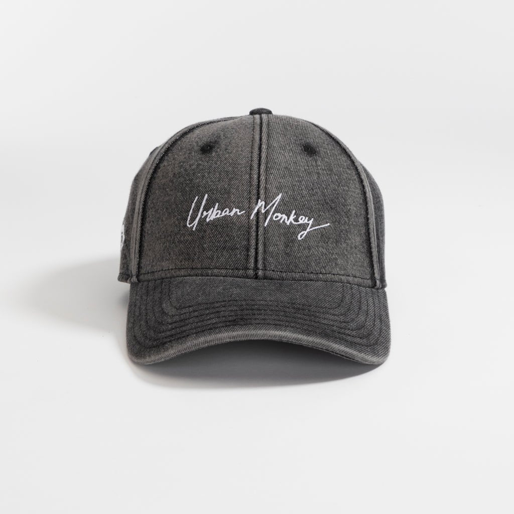 Classic Denim Baseball Cap in Black – Streetwear Headwear | Urban ...