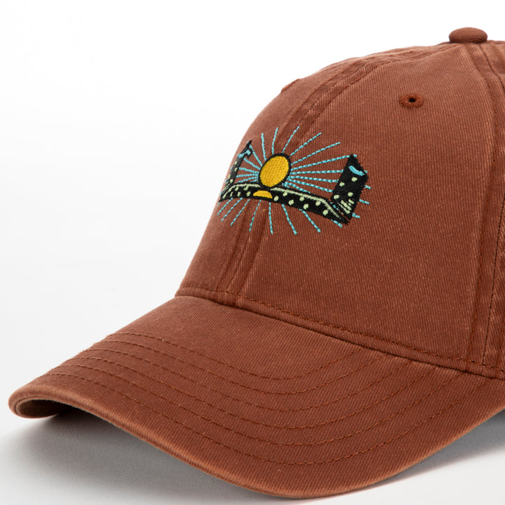 Earthbound Rust Baseball Dad Cap with Pigment Dye Finish | Urban Monkey ...