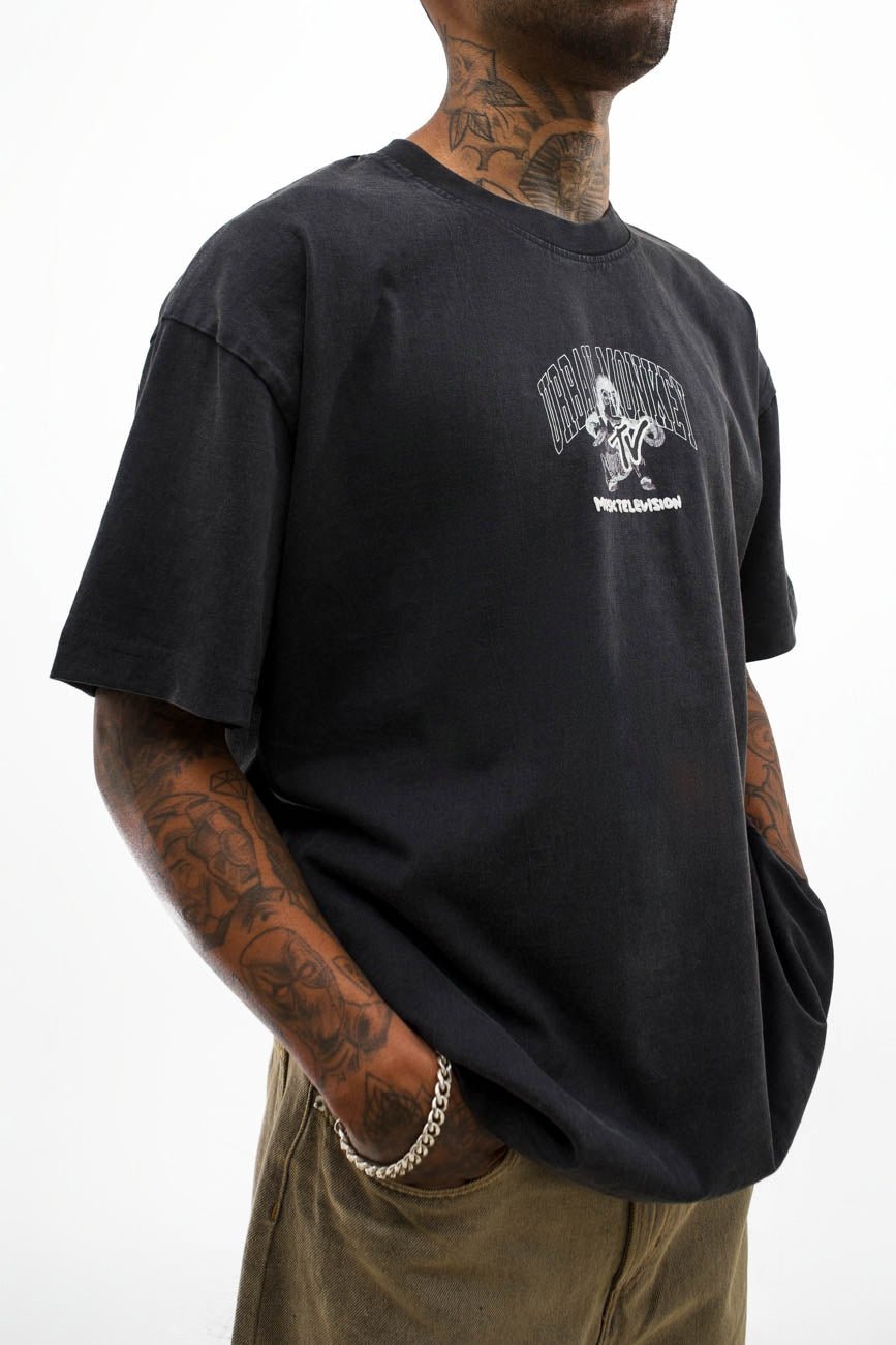 Buy MTV X Urban MONKEY TV Oversized Tshirt Online – Urban Monkey®