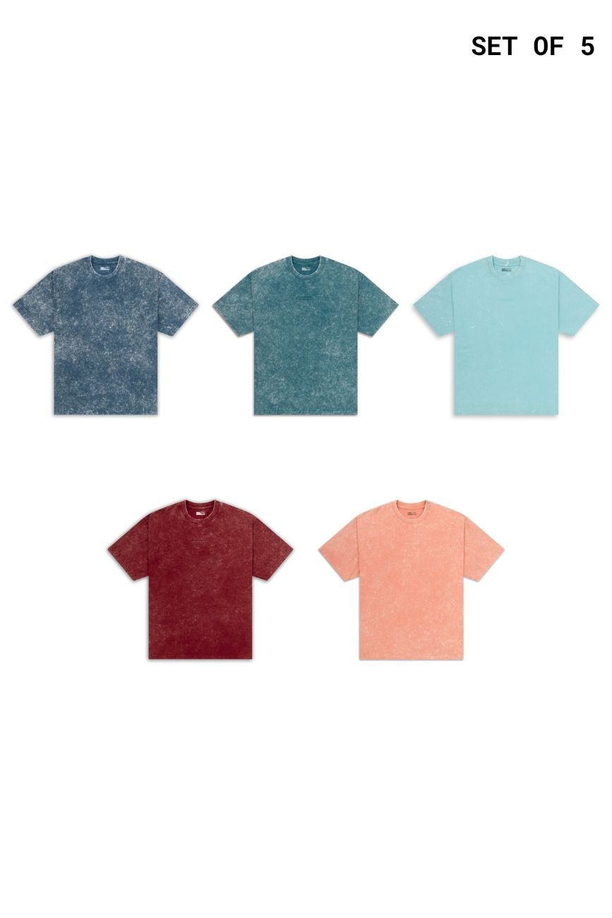 Buy Pack of 5 Vintage Core T-shirts Apparel Online – Urban Monkey®