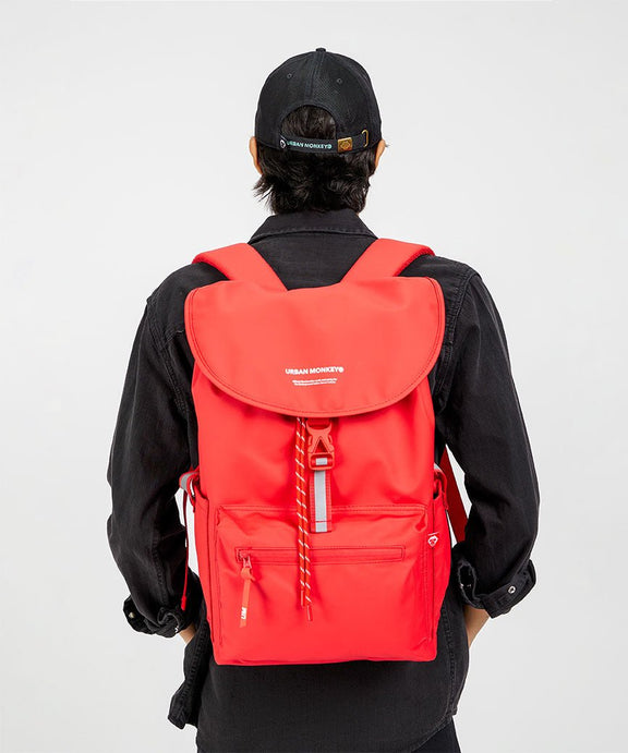 Buy City Rucksack Red Backpack Online - Urban Monkey – Urban Monkey®