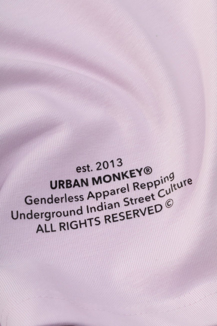 Buy UM Core Orchid Hush Oversized Tshirt Online – Urban Monkey®