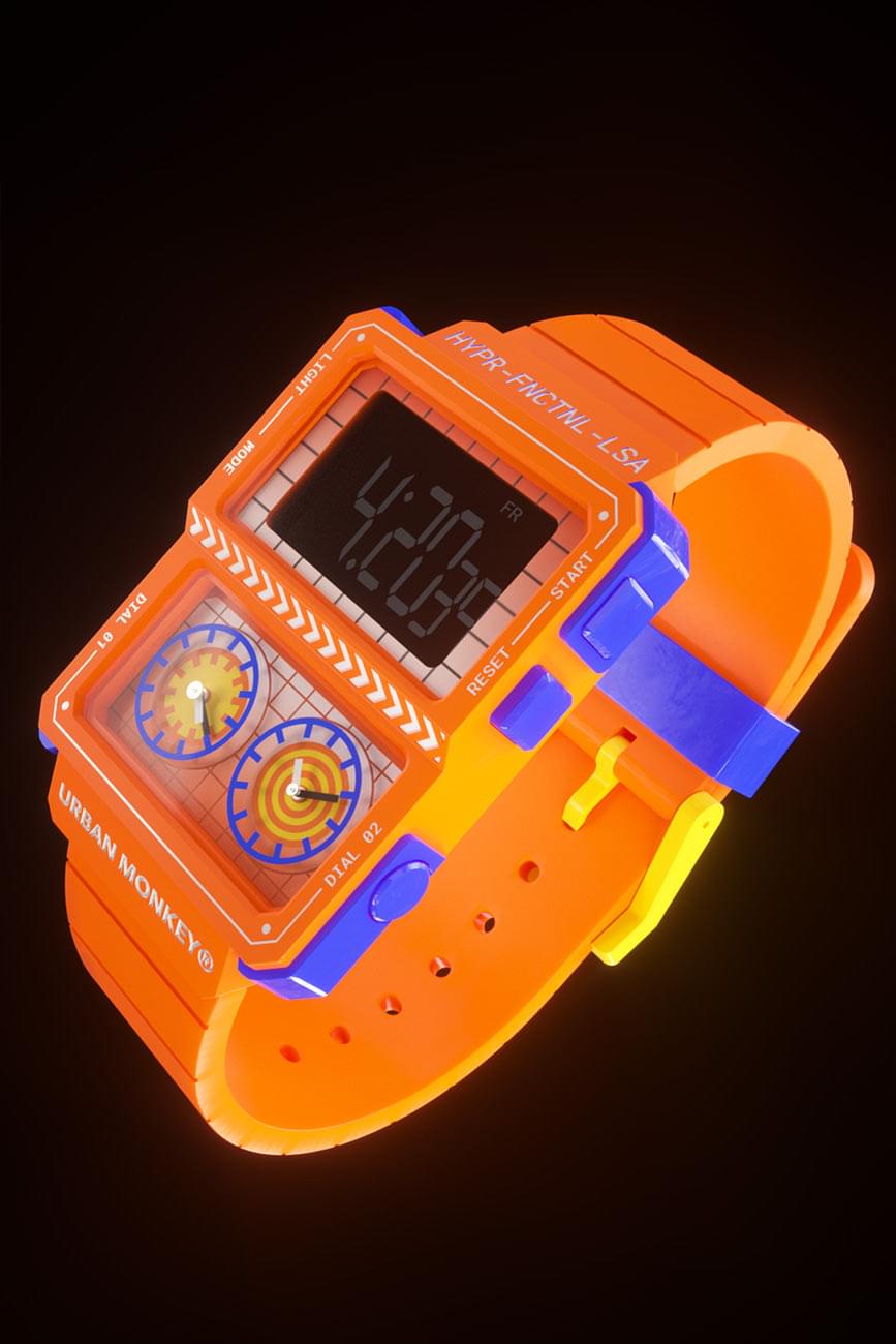 Buy Origin Orange Loop Watch Online - Urban Monkey – Urban Monkey®
