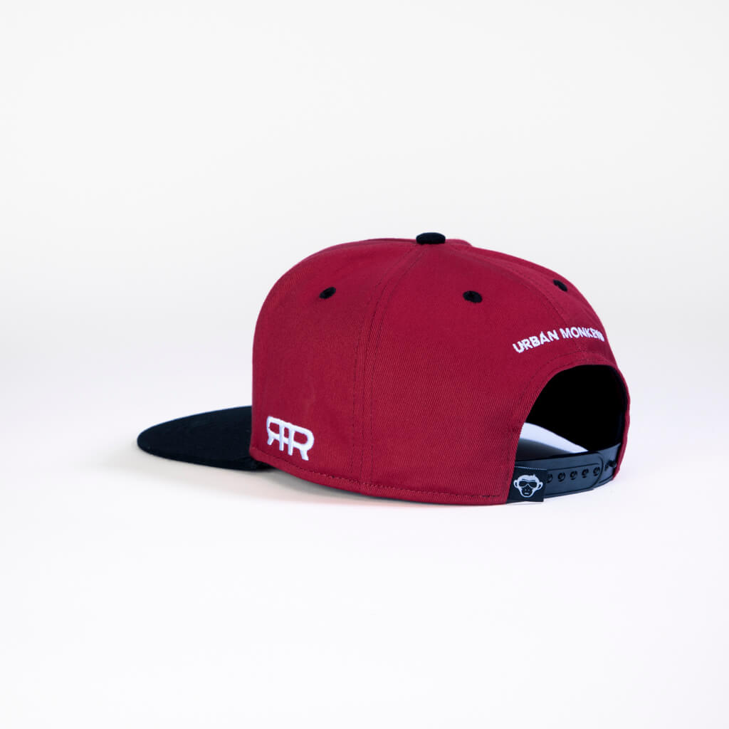 Buy Raftaar Red & Black Snapback Cap Online – Urban Monkey®