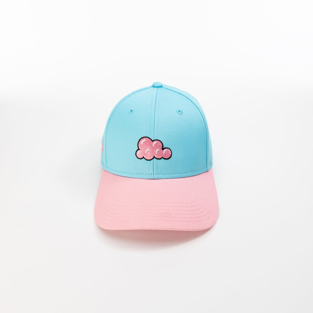 Buy Baby Blue + Baby Pink Bubblegum Cloud Baseball Cap Online – Urban ...