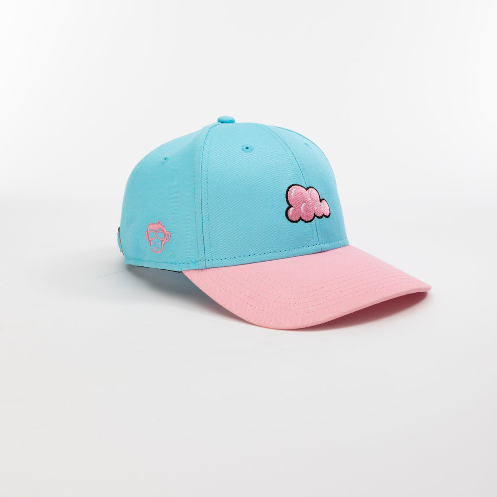 Buy Baby Blue + Baby Pink Bubblegum Cloud Baseball Cap Online – Urban ...