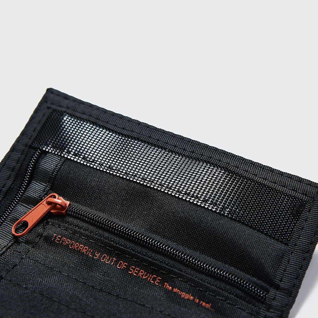 Buy Silver Reflective & Neon Orange Trifold Wallet Online – Urban Monkey®