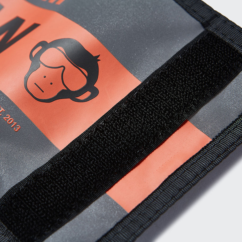 Buy Silver Reflective & Neon Orange Trifold Wallet Online – Urban Monkey®
